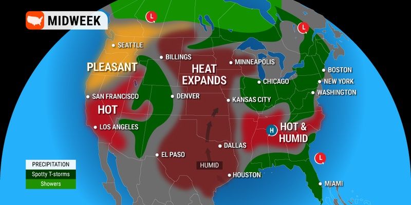 Severe Storms, Heat Wave & Flash Flooding Across U.S. | Weather ...