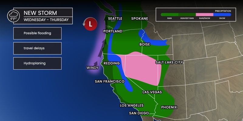 Major Winter Storm Coming to California Will Bring Heavy Rains, Snow ...