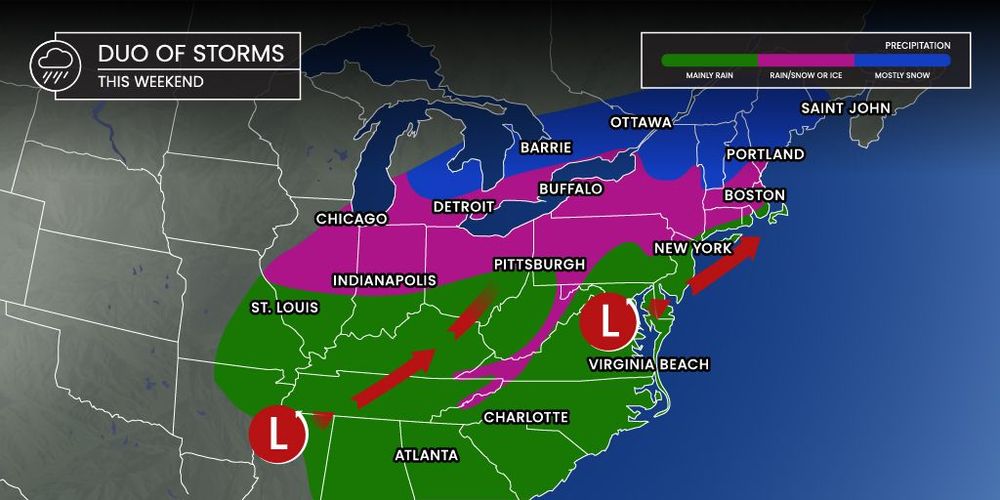 Winter Returns to the Eastern U.S. by End of the Weekend | Weather ...